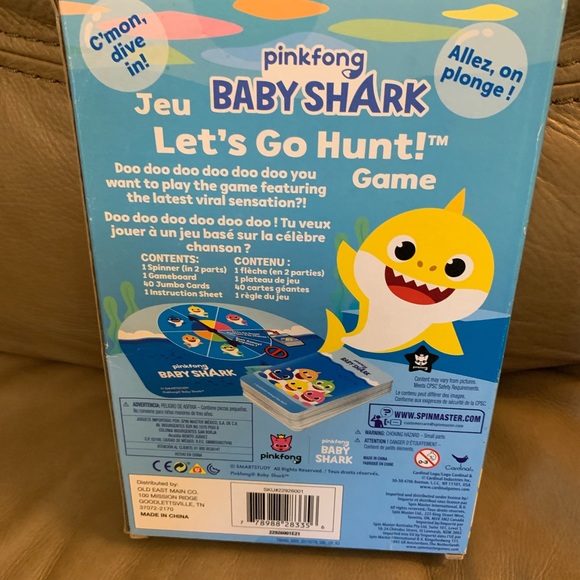 Cardinal | Toys | New Baby Shark By Pinkfong Lets Go Hunt Card Game No ...